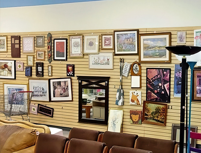 The art wall transforms ordinary living rooms into galleries, with frames that cost less than the coffee you'll serve guests who come to admire them.