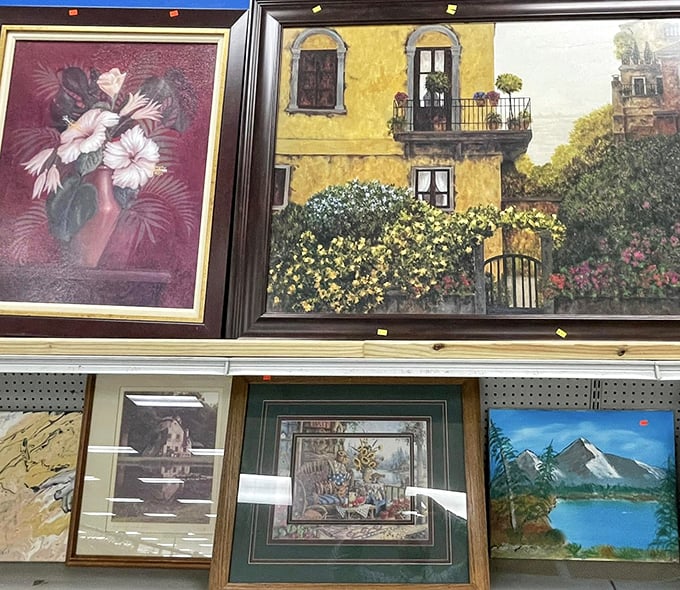 Wall art wonderland! From serene landscapes to vibrant florals, these framed pieces could transform a blank wall into your home's conversation starter.