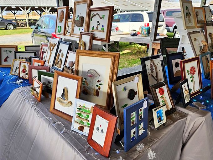 Wall-to-wall whimsy in frames of every shape and size. Art that's waiting to transform a blank wall into a conversation starter.