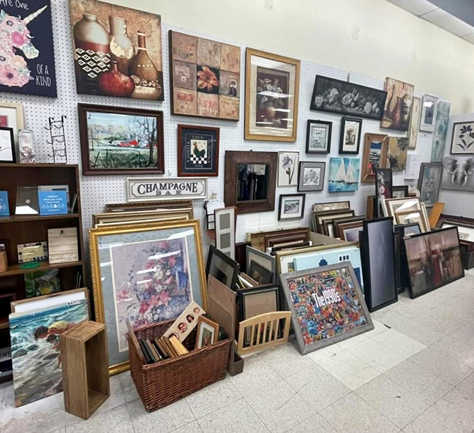 Frames of every size and style, waiting to showcase your memories without the premium price tag of traditional framing shops.