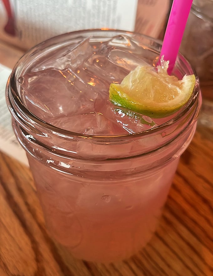 Even the drinks at F Street Station come with personality&mdash;this refreshing concoction with its lime garnish offers the perfect palate cleanser.