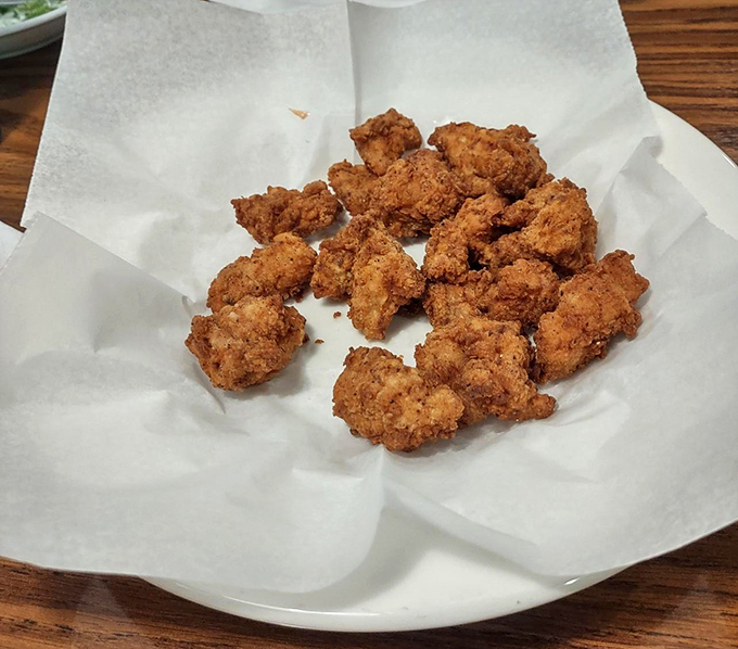 Fried alligator tail&mdash;nature's chicken nuggets with a backstory. Crispy, tender, and the perfect conversation starter for first dates.