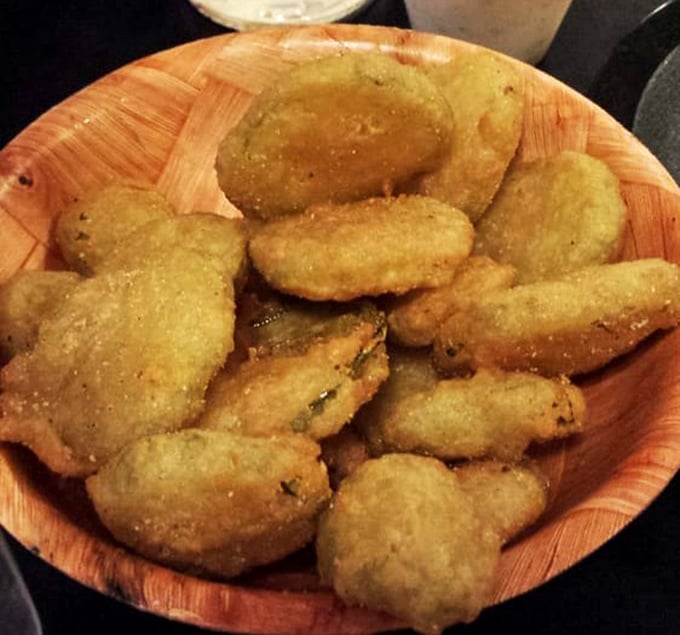 Fried pickle chips: tangy, crunchy little flavor bombs that somehow make you thirstier for another beer. Coincidence? I think not.