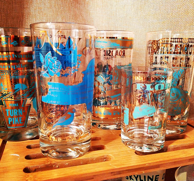 These vintage glasses aren't just drinkware&mdash;they're conversation starters that make even tap water feel fancy. The blue designs practically demand a toast to good times.