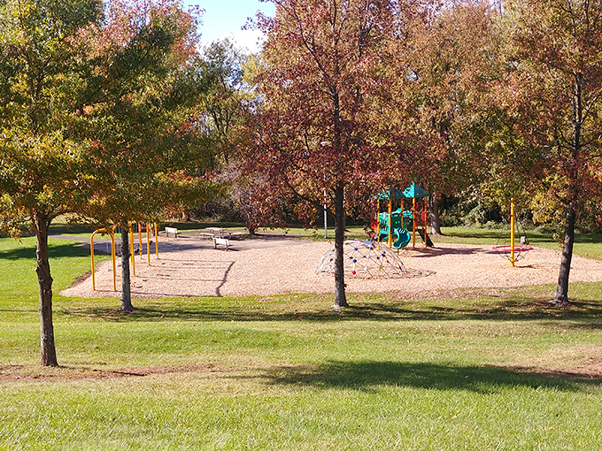 Autumn transforms Marietta's parks into golden playgrounds, where generations of families have created memories beneath the changing leaves.