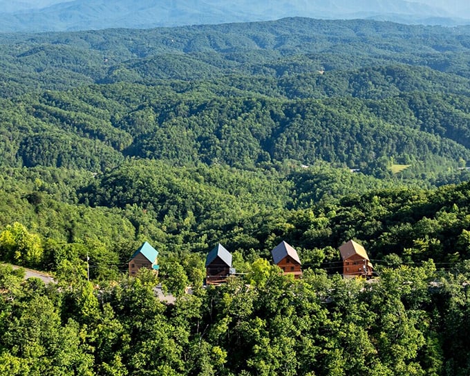 Mountain views that million-dollar homeowners elsewhere would envy come standard with many Sevierville properties. Nature's artwork doesn't charge admission.