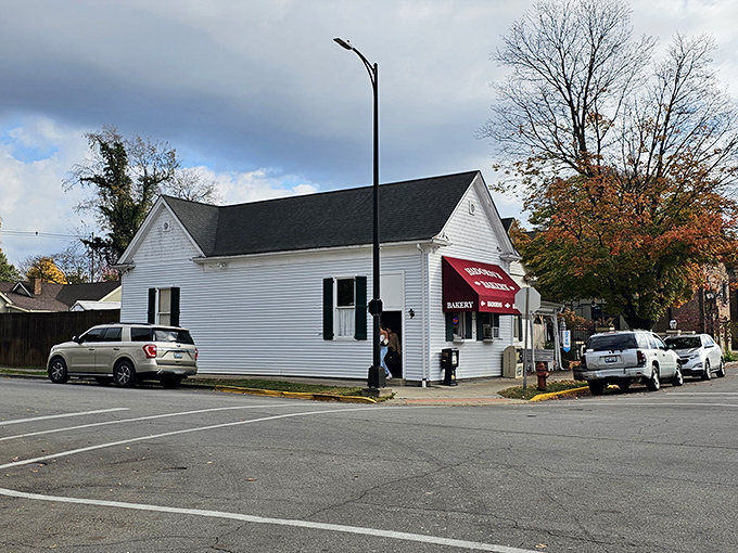Small-town bakeries like this are endangered species worth protecting. Behind that modest exterior lies the secret to Bardstown's collective happiness: fresh pastries and community gossip.