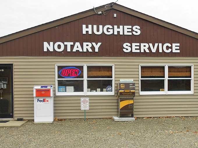 Hughes Notary Service represents the backbone of small-town America &ndash; those essential businesses that keep life's paperwork moving along smoothly.