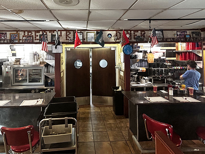 Behind those swinging kitchen doors, culinary magic happens amid a symphony of sizzles, clanks, and occasional colorful commentary.