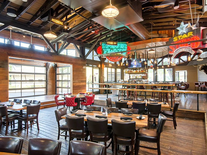 Another angle reveals the sprawling interior where rustic charm meets modern comfort in spectacular fashion throughout. Photo credit: <a href="https://www.yelp.com/biz/the-ranch-irving" target="_blank" rel="noopener noreferrer">The Ranch</a>	Another angle reveals the sprawling interior where rustic charm meets modern comfort in spectacular fashion throughout.