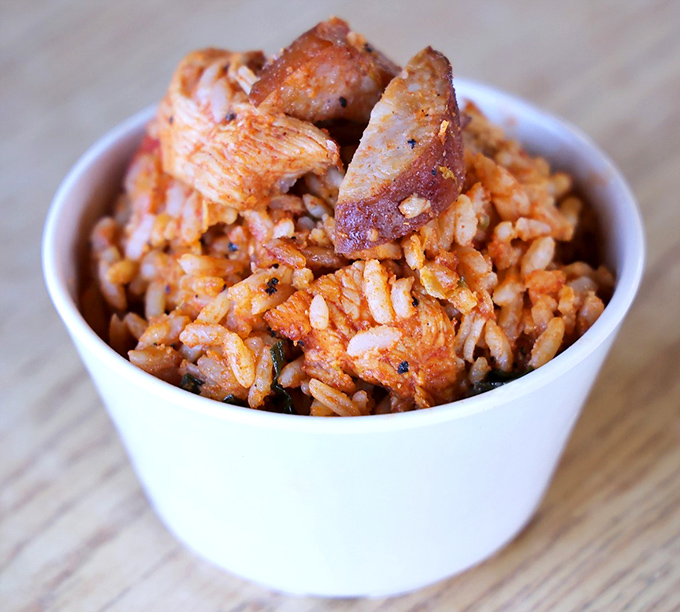 Jambalaya that's basically a jazz ensemble in a bowl – every grain of rice playing its part perfectly.