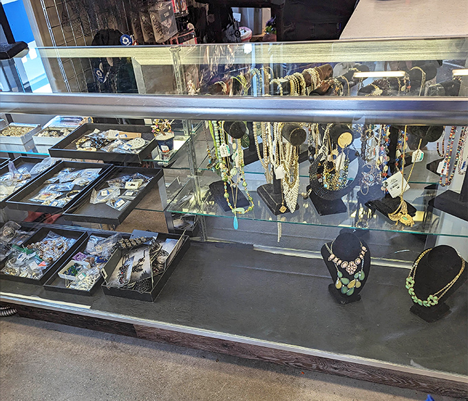 The jewelry case sparkles with forgotten anniversaries and prom nights, each piece awaiting its second act.