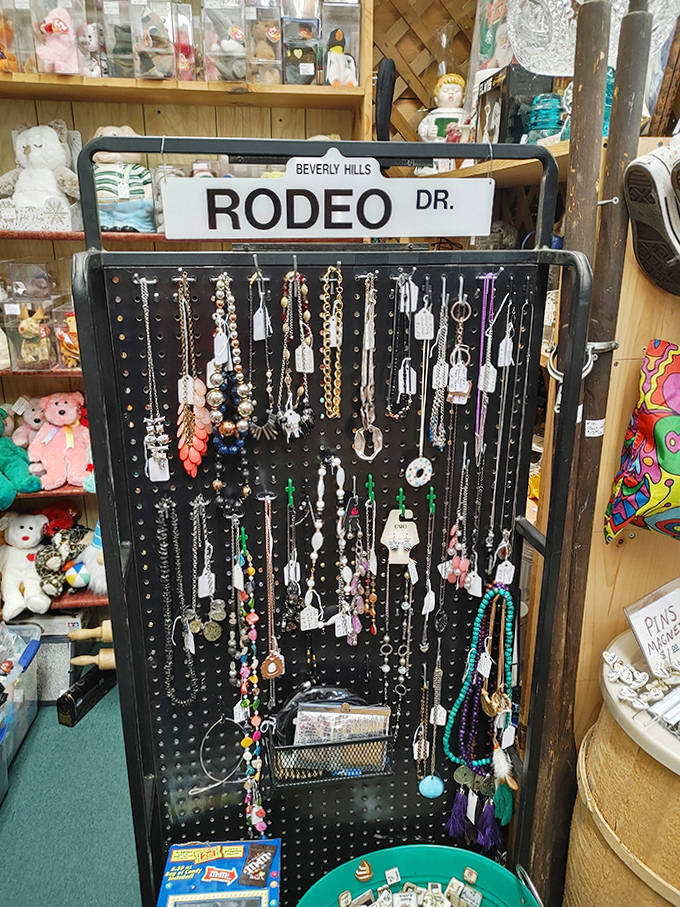 The Rodeo Drive of flea market jewelry&mdash;where Hollywood glamour meets Midwest prices in a dazzling display of possibility.