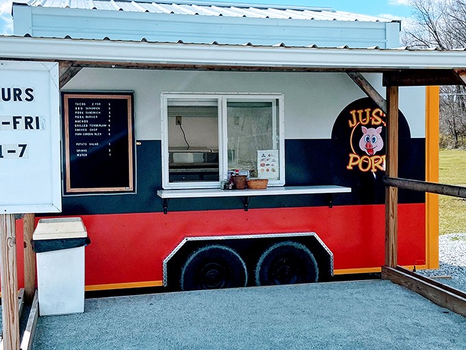 Just Pork food truck proves that culinary magic doesn't require fancy kitchens&mdash;just passion, pork, and a window where happiness is served in takeout containers.