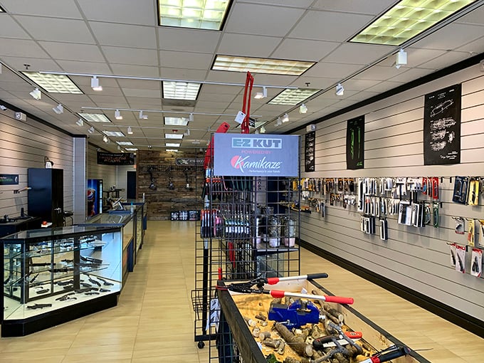 Not just knives and tools&mdash;a wonderland of practical gadgetry that makes even non-handy folks contemplate home projects.