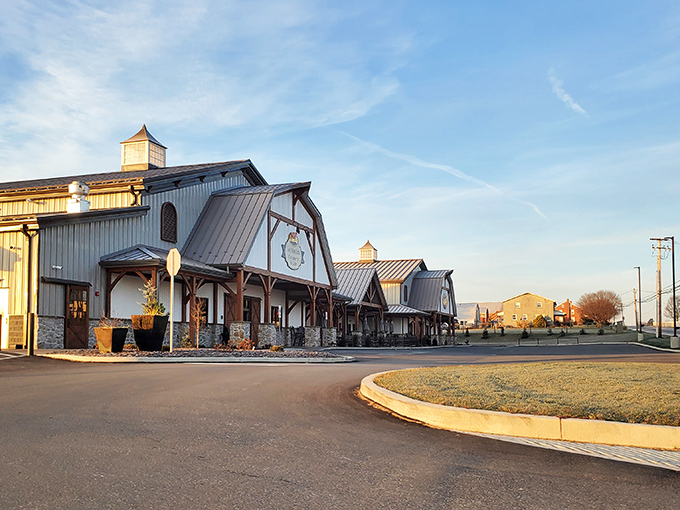 Lapp Valley's architecture blends traditional barn aesthetics with modern function &ndash; much like their ice cream combines old recipes with fresh innovation.