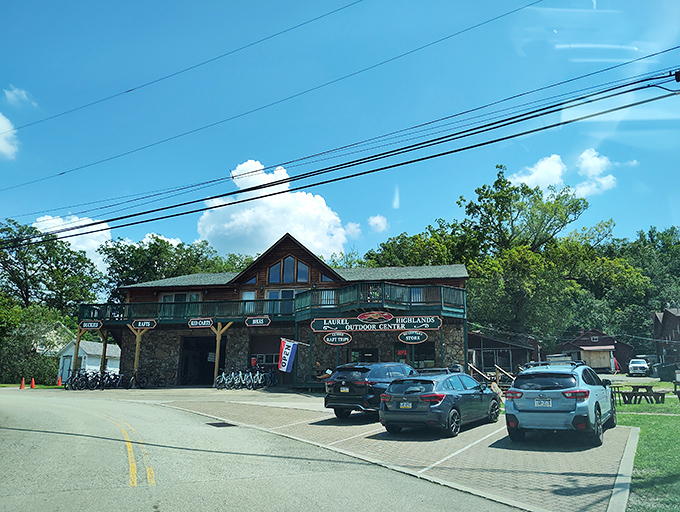 The Laurel Highlands Outdoor Center specializes in organized chaos that somehow always ends with everyone smiling and dripping.