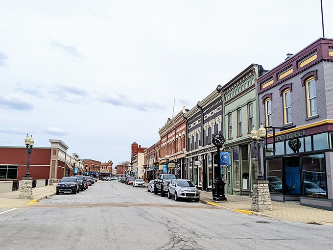 Main Street's colorful facades create a Norman Rockwell painting come to life, minus the corniness but with all the charm.