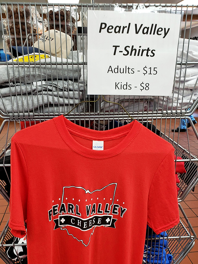 When your cheese obsession requires branded merchandise. That Ohio-shaped logo says, "Yes, I'm serious about my dairy allegiances."
