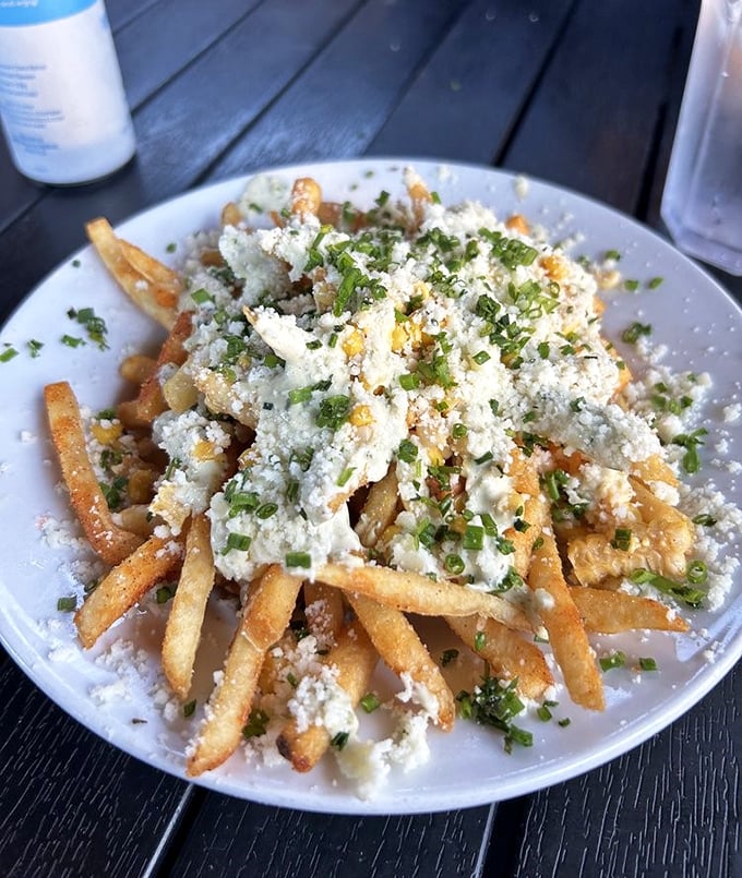 French fries get the royal treatment with cotija cheese and herbs&mdash;street corn's cooler, crunchier cousin has arrived.
