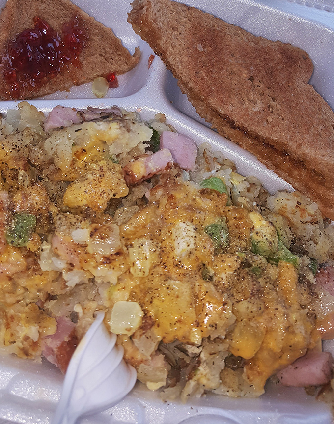 Breakfast that doesn't need a filter&mdash;hearty, unpretentious, and exactly what you want after a night when one drink became several.