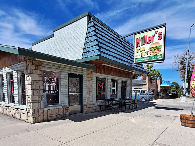 Miller's Drive-Thru proves good things come in stone packages &ndash; this charming spot has been satisfying burger cravings since before "fast food" was cool.