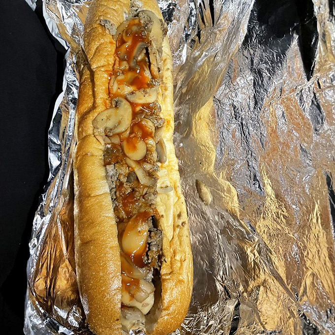 A cheesesteak that's not trying to impress Instagram, just your taste buds. And it's succeeding magnificently.