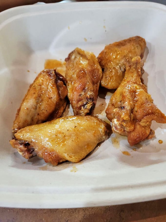These wings aren't just good, they're Maryland good&mdash;kissed with Old Bay and fried to golden perfection. Finger-licking is mandatory, not optional.