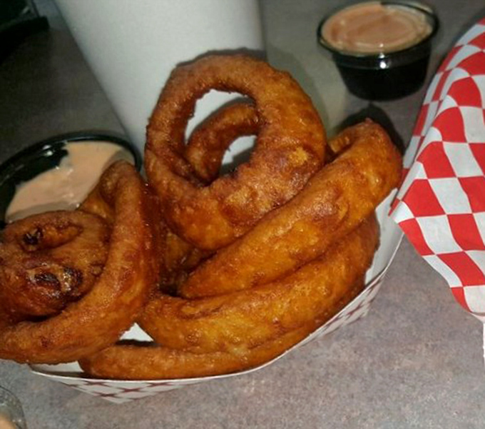 Onion rings fried in beef tallow achieve a level of crispy perfection that'll haunt your dreams forever.
