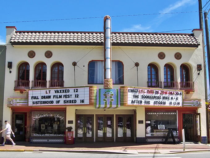 The Panida Theater's marquee promises entertainment in a building that's seen generations of first dates, family outings, and community gatherings.