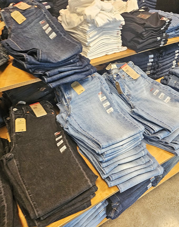 Denim democracy in action&mdash;every wash, every style, every size, all at prices that don't require installment plans.