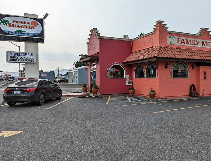 Paraiso Vallarta adds a splash of pink stucco charm to downtown, promising flavors as bold as its exterior.