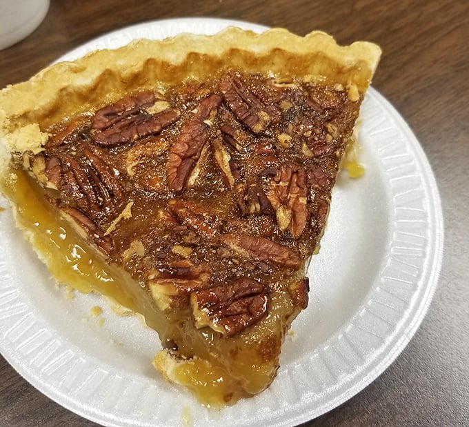 Pecan pie that strikes the perfect balance between gooey and crunchy&mdash;the kind that makes you consider ordering a second slice before finishing the first.