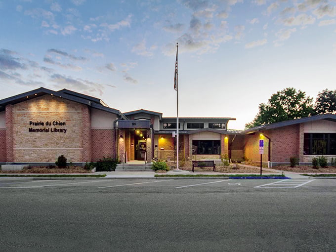 The local library: where the WiFi is free, the knowledge is boundless, and the librarians know exactly which mystery novel you'll love next. 