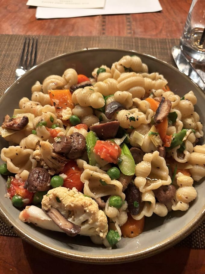 This pasta isn't just food&mdash;it's a celebration where every ingredient received an invitation and showed up dressed to impress.