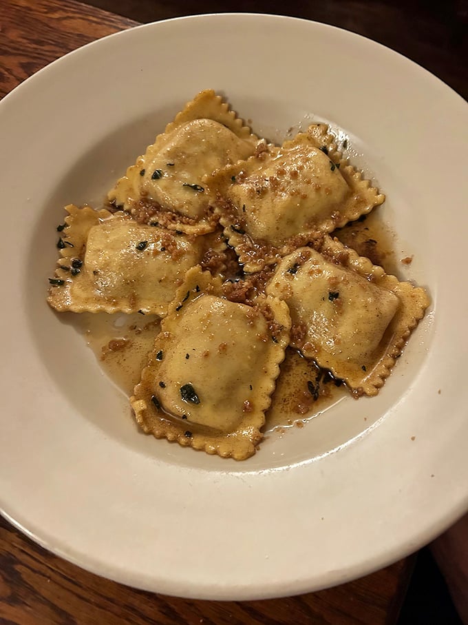 These ravioli pillows aren't just stuffed with cheese&mdash;they're stuffed with the kind of comfort that makes you call your mother to apologize for everything.