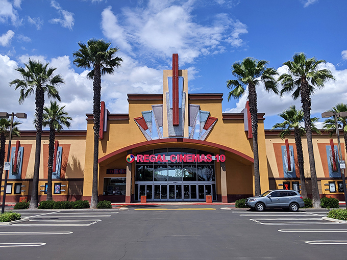 Regal Cinemas brings Hollywood to Modesto, where senior discounts mean you can actually afford popcorn AND the movie.