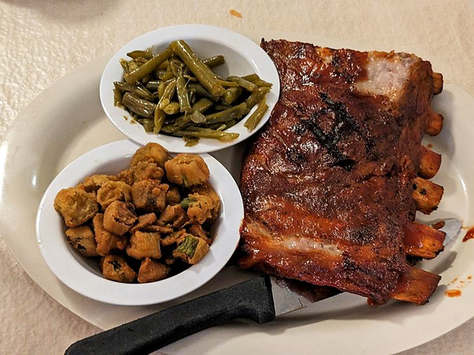 Ribs that don't just fall off the bone&mdash;they practically leap into your mouth. Those sides aren't playing supporting roles; they're co-stars.