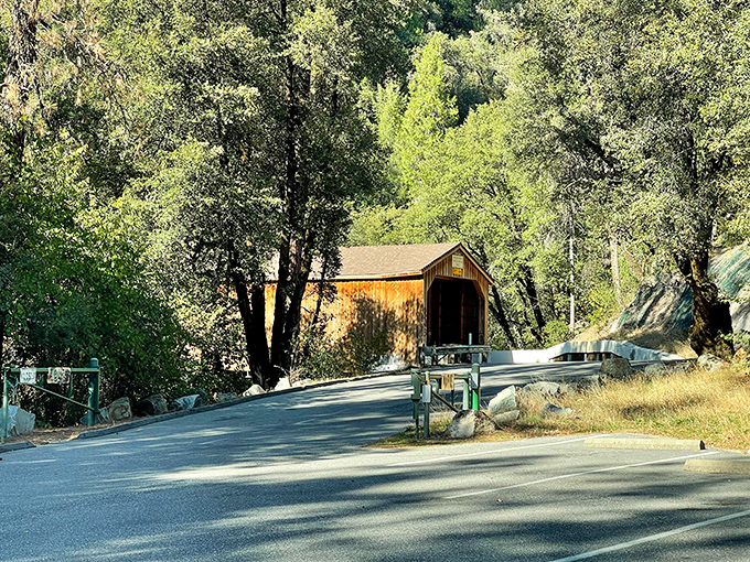 Even the approach road seems to whisper, "Slow down, something special is just around that bend."