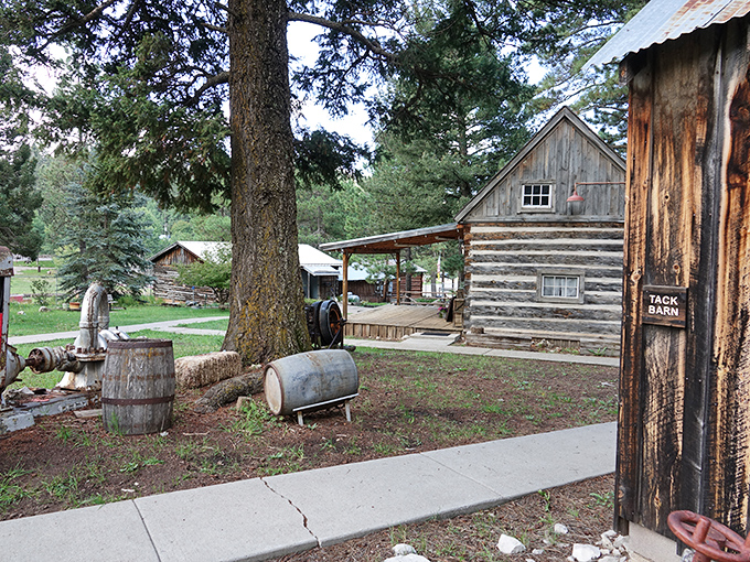 The Sacramento Mountains Museum's rustic buildings transport visitors to a time when "log in" meant entering your cabin, not checking your email.