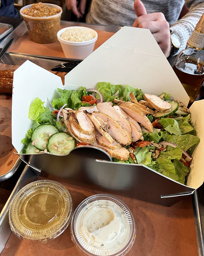 "I'm just here for the salad," said no one ever at Smoque. Yet this smoky chicken garden party might change a few minds.
