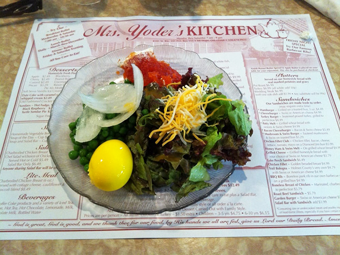 Even the salads here look like they mean business &ndash; fresh, colorful, and surprisingly photogenic for rabbit food.