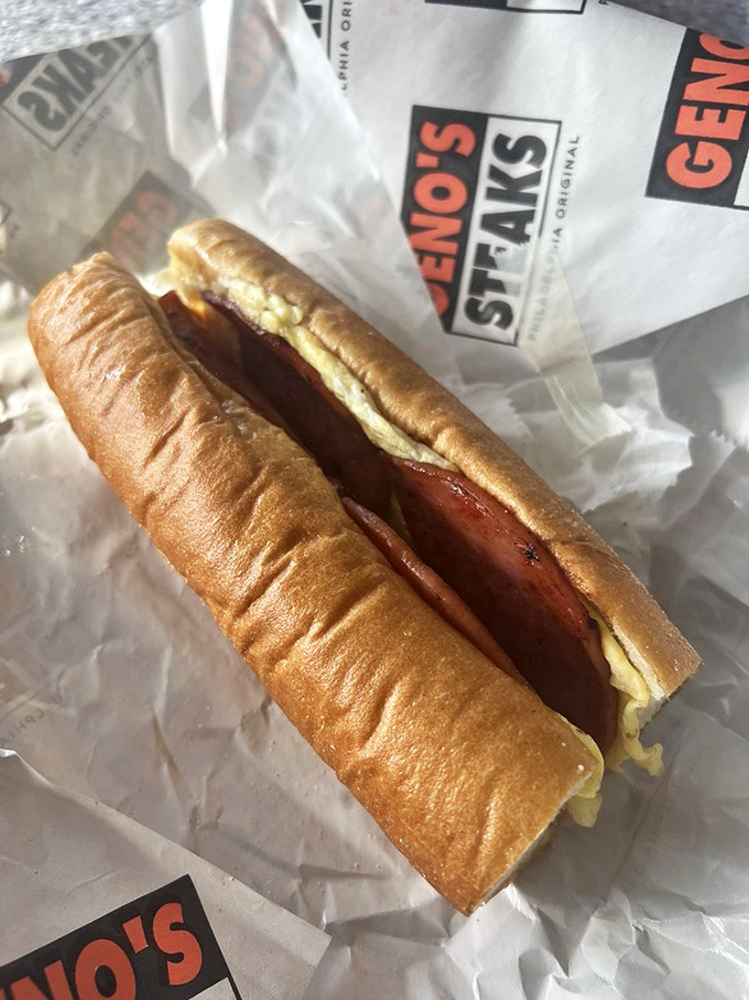 Simplicity speaks volumes in this perfectly constructed sandwich. Like a haiku made of bread and meat, it says everything without trying too hard.