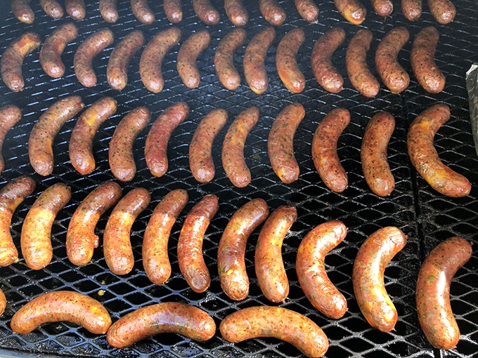 Sausages lined up like soldiers ready for battle &ndash; the battle to become the most memorable part of your meal.