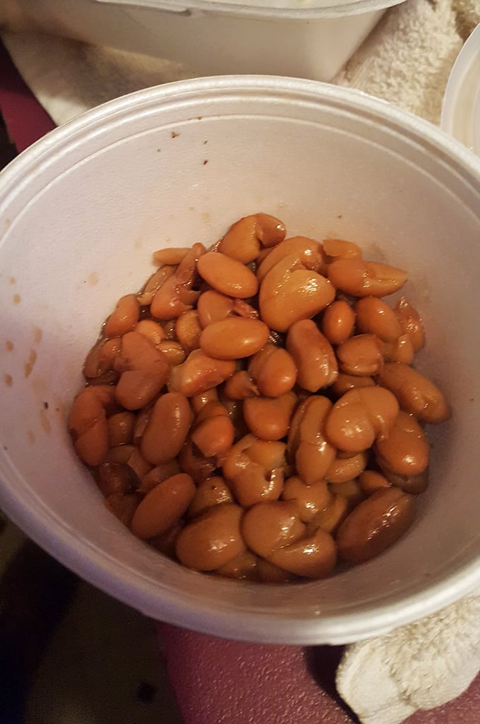 Simple pleasures: these pinto beans might not win beauty contests, but they deliver the slow-cooked flavor that fancy food often forgets.