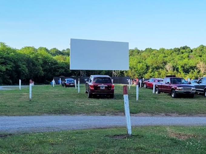 The perfect viewing distance isn't an exact science&mdash;it's wherever your car feels most at home in this field of shared dreams.