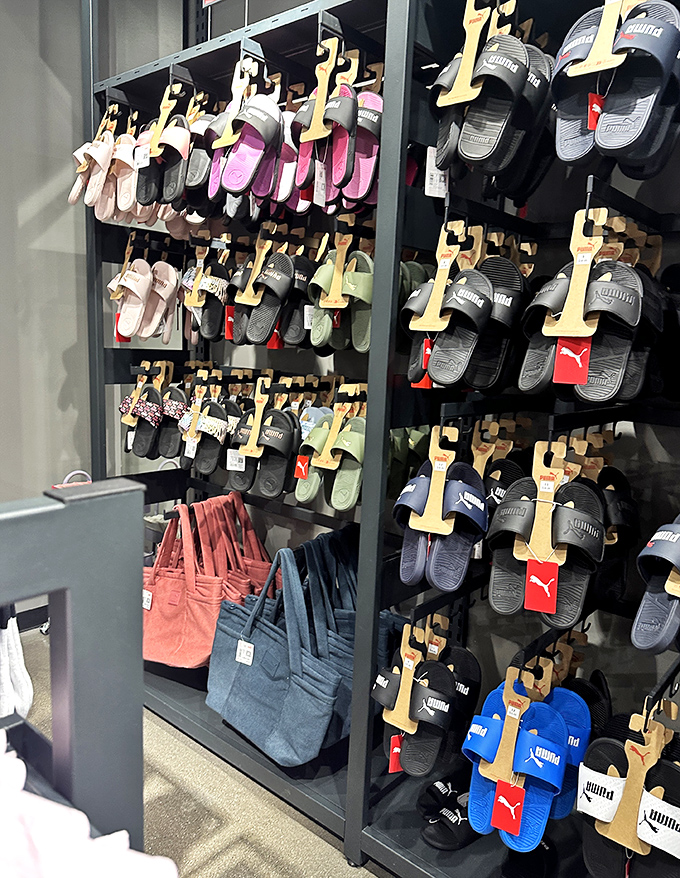 Slide into savings with Puma's footwear lineup&mdash;where comfort meets style in a rainbow of options that make choosing just one pair mathematically impossible.