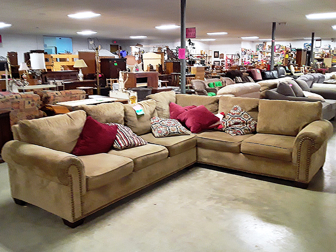 The sectional sofa&mdash;comfortable enough for a nap, large enough for the whole family, priced low enough to make your wallet smile.