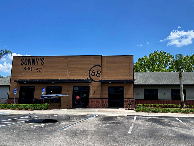 Sonny's BBQ stands ready to answer that eternal Florida question: "Is it too hot for smoked meat?" (Spoiler: never).