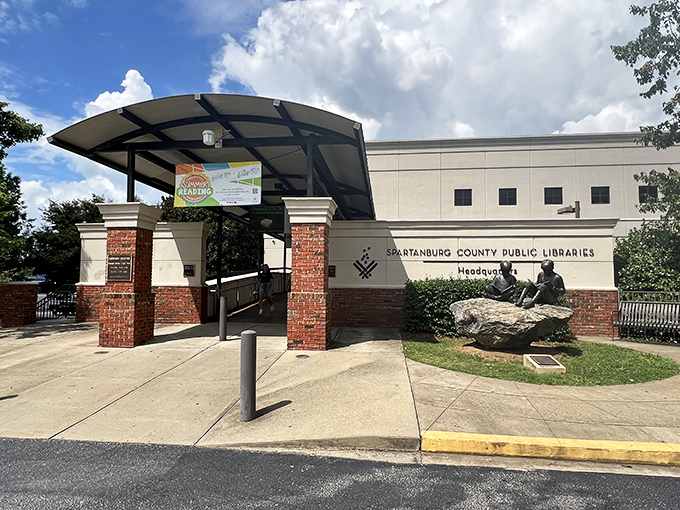 The Spartanburg County Public Libraries headquarters doesn't just house books; it's a community living room with better reading material than yours.
